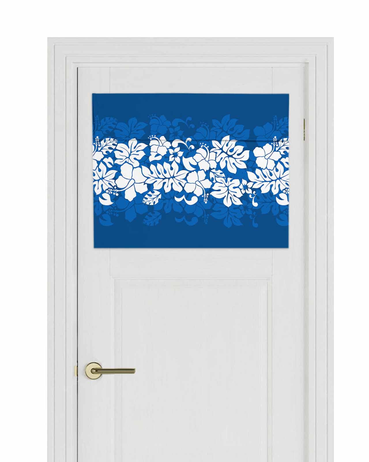 Blackout Door Curtains for Door Window Summer Tropical Flowers ...