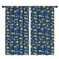 Blackout Kids Curtains,Cartoon Construction Vehicles Stars Childrens ...