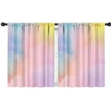 Blackout Kids Curtains,Dreamy Pastel Sky Childrens Insulated Curtains ...