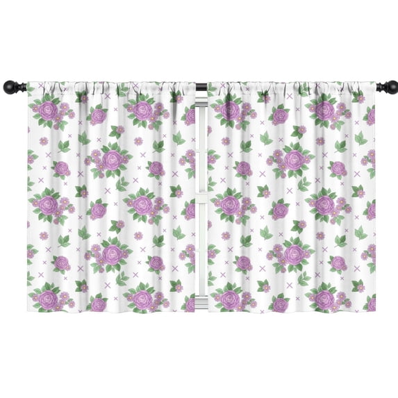 Blackout Kids Curtains,Pioneer Flower Floral Print Pattern Children's ...