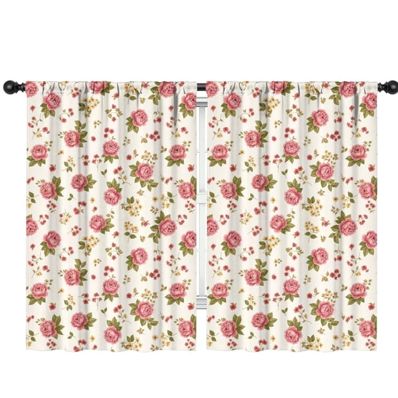 Blackout Kids Curtains,Pioneer Flower Floral Print Pattern Children's ...