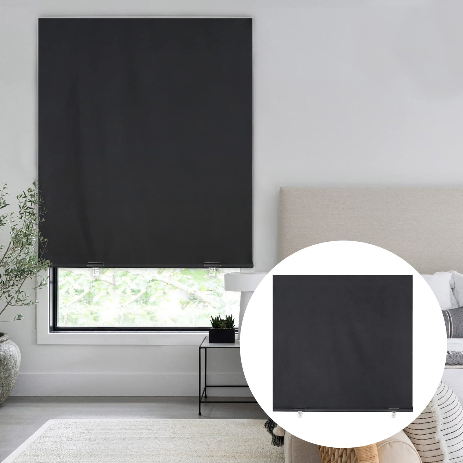 Blackout Lift-Up Curtain Full Blockout Sunshade for Ultimate Privacy ...