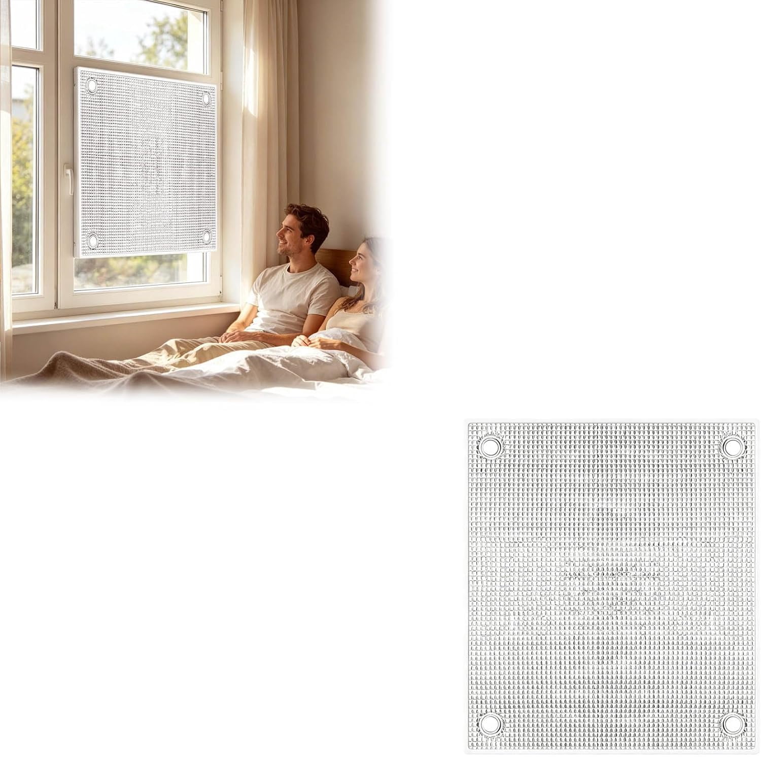 Blackout PVC Window Film, Reflective Insulation Privacy, with Suction ...