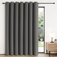 Blackout Patio Sliding Door Curtains 108 Inch Length, Grommet Privacy ...