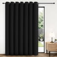 Blackout Patio Sliding Door Curtains 108 Inches Long, Grommet Thermal ...