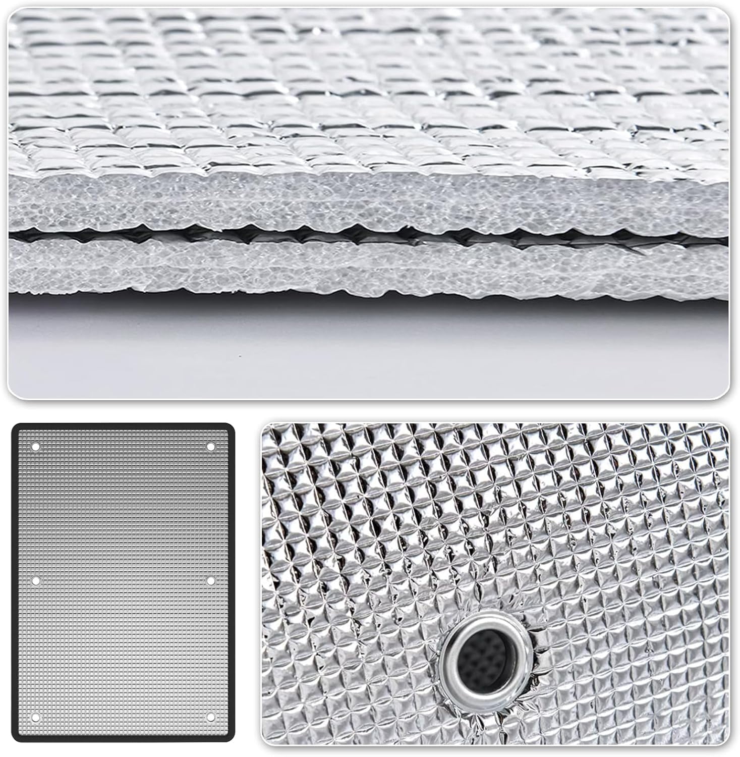 Blackout Privacy Reflective Window Film,Double Aluminum Foil Insulation ...