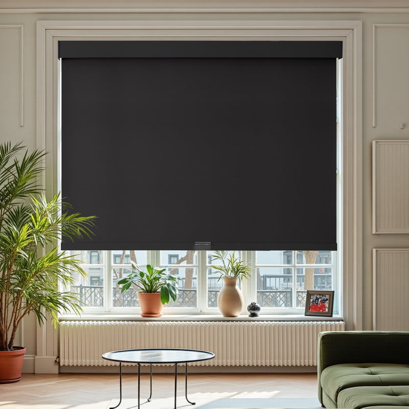 SUNOFF Cordless Blackout Blinds with Valance–Thermal Insulated,UV ...