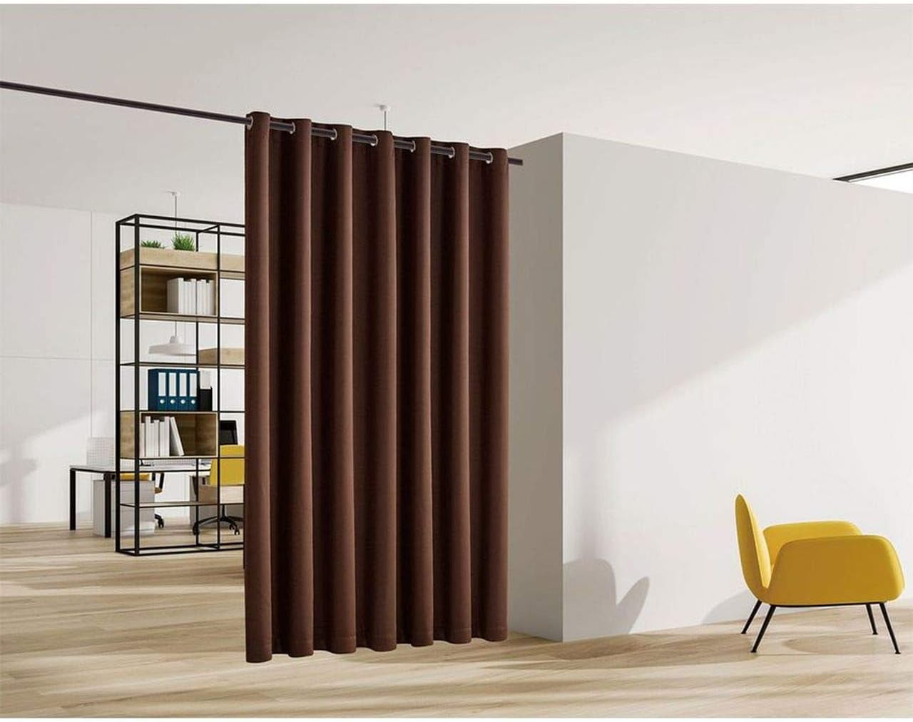 Blackout Room Divider Curtain Panel Privacy Partition Heavyweight ...
