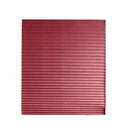 No Tools Original Blackout Pleated Paper Shade Black, 24"W X 60"L ...