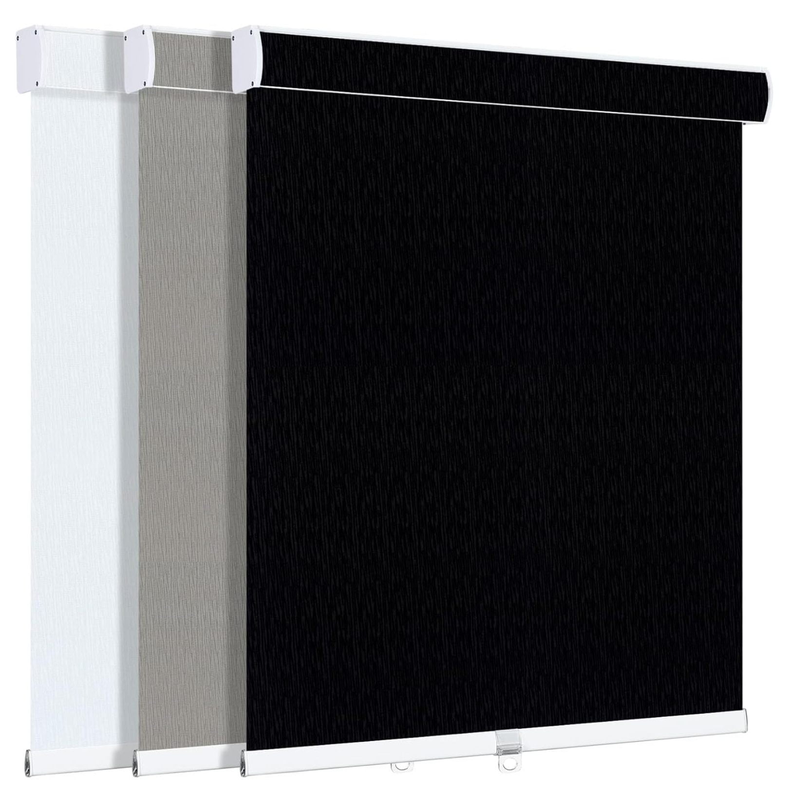 Blackout Shades for Windows, Jacquard-Blackout-Black,34x84, 100% ...