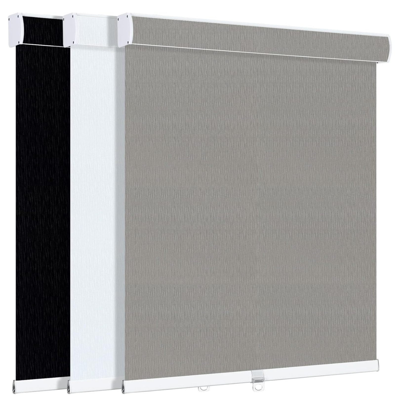 Blackout Shades for Windows, Jacquard-Blackout-Gray,23x64, 100% ...