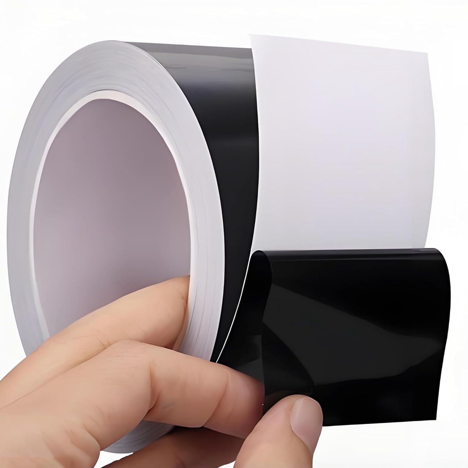Blackout Tape 2inch x 66 Feet Light Blocking Sticker 100% Full Black ...