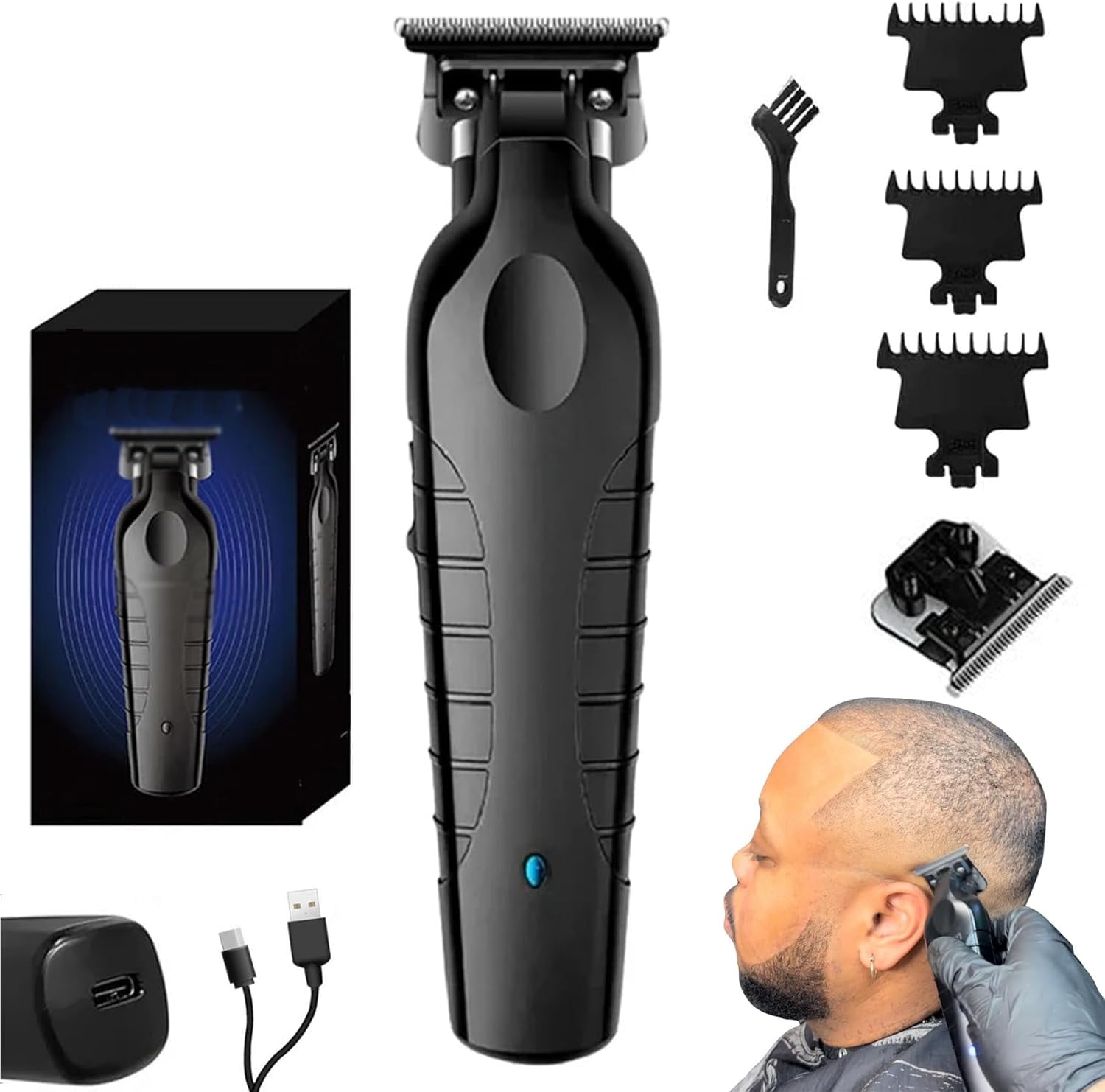 Trimmer Plus Zero Gap - BARBER'S Tonic Trimmer + Premium Zero-Gapped ...