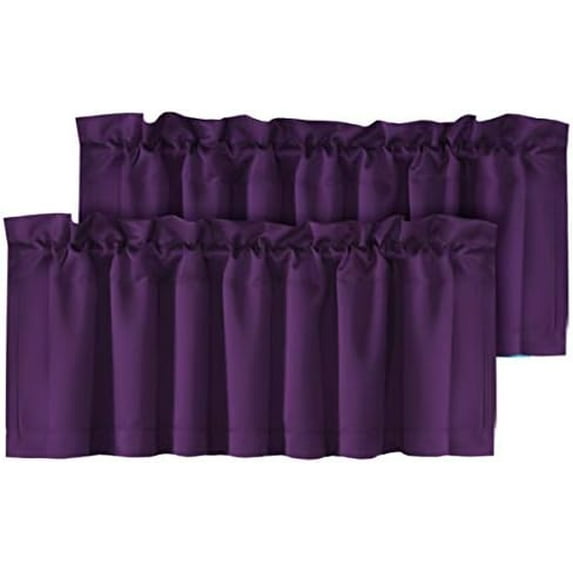 Blackout Valances for Windows,Kitchen Window Valance Curtains for ...