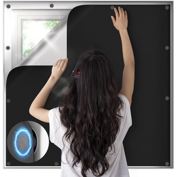 Blackout Window Cover, Blackout Shades for Black Out Window Blind ...