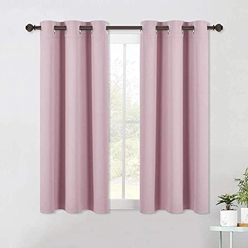 Blackout Window Curtains 60 inch Length 2 Panels, 34 x 60 Inch, Baby ...
