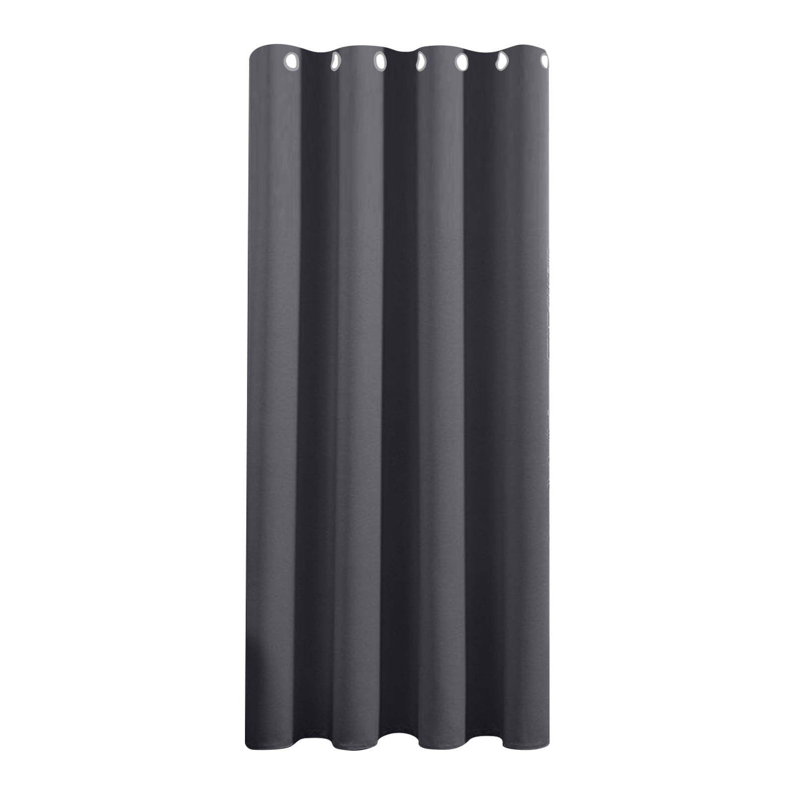 Blackout Window Curtains, Grey Solid Color Drapes With Light Blocking ...