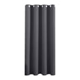 Blackout Window Curtains, Grey Solid Color Drapes With Light Blocking ...