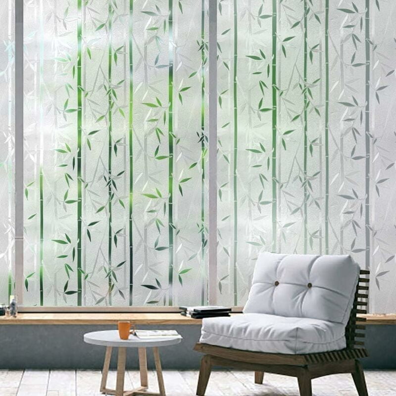 Blackout Window Film, Anti-Peek Window Film, Bamboo Pattern Window Film ...