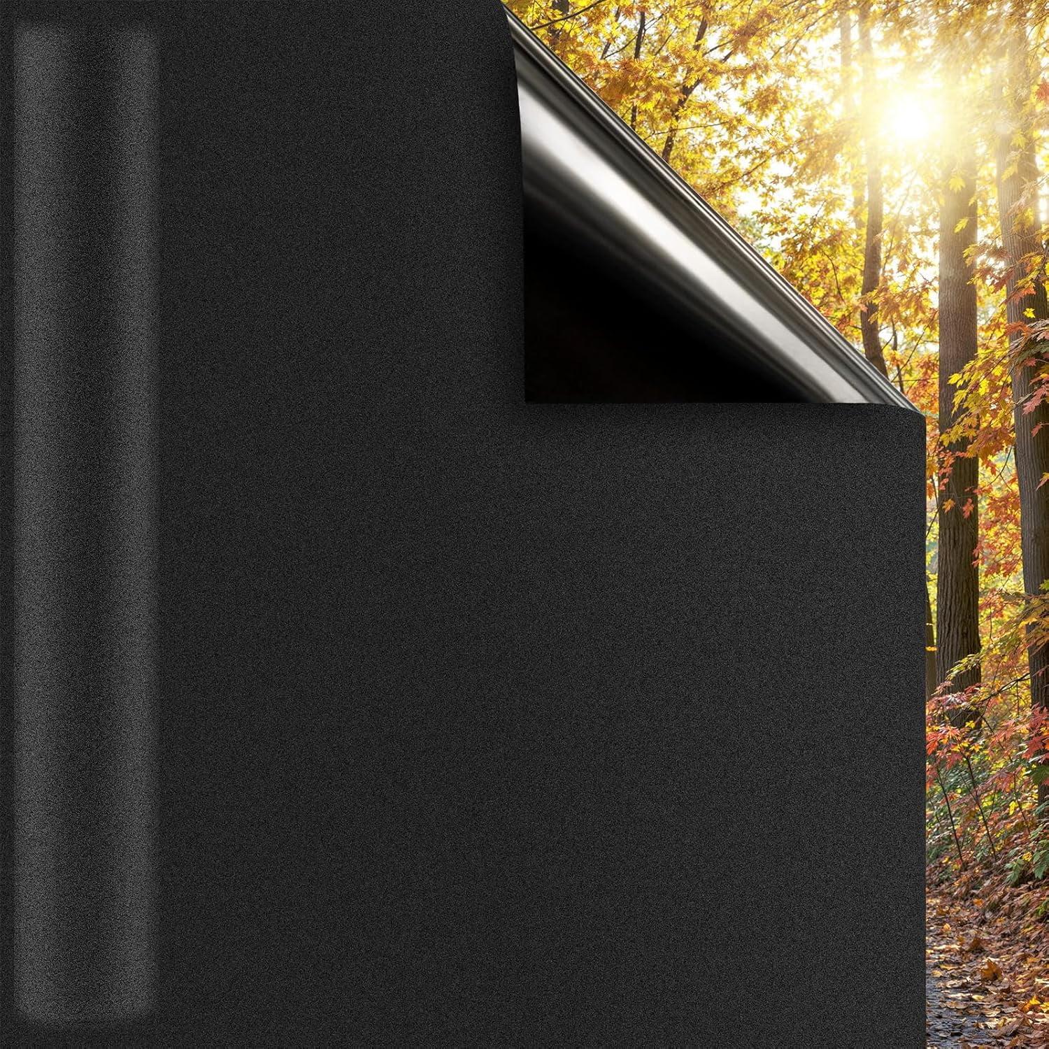 Blackout Window Film Completely Light Blocking Privacy Window Film Room ...