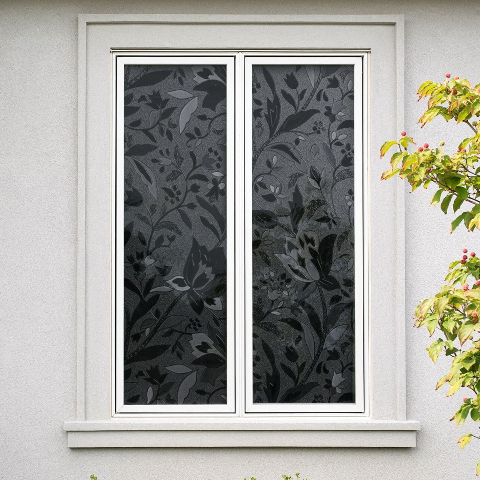 Blackout Window Film, Heat Blocking Window Privacy Film, Day and Night ...