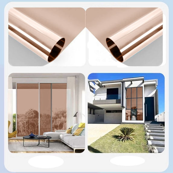 Blackout Window Film Heat Insulating Privacy Window Tint Sun Blocking ...