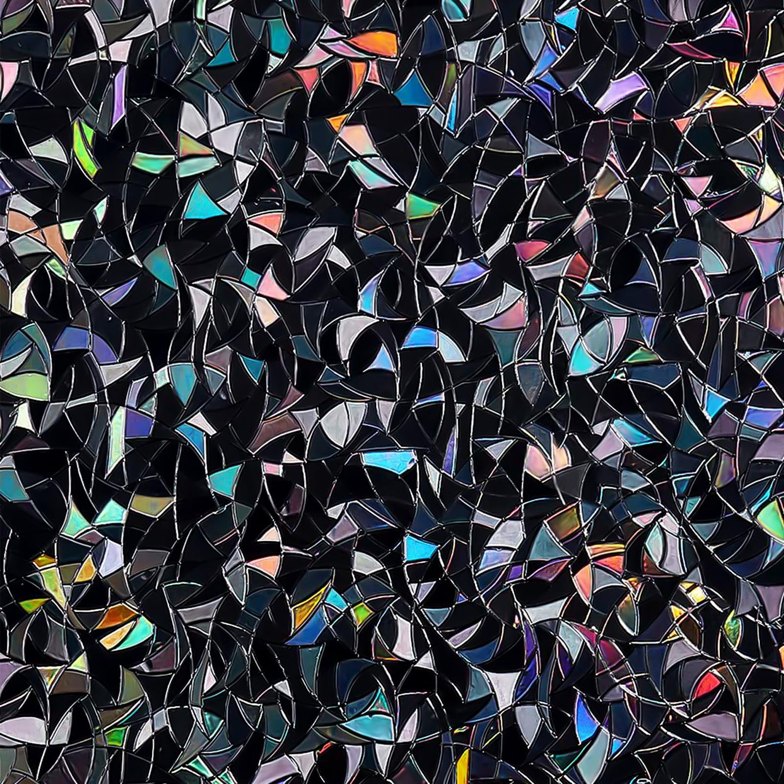 Blackout Window Film Privacy No Glue Detachable Frosted Glass Tint for ...