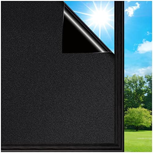 Blackout Window Film Window Privacy Cover for Glass Removable Opaque ...