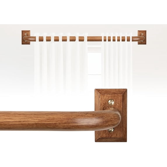 Blackout Wrap Around Curtain Rod 66 to 120Inch:Heavy Duty Adjustable ...