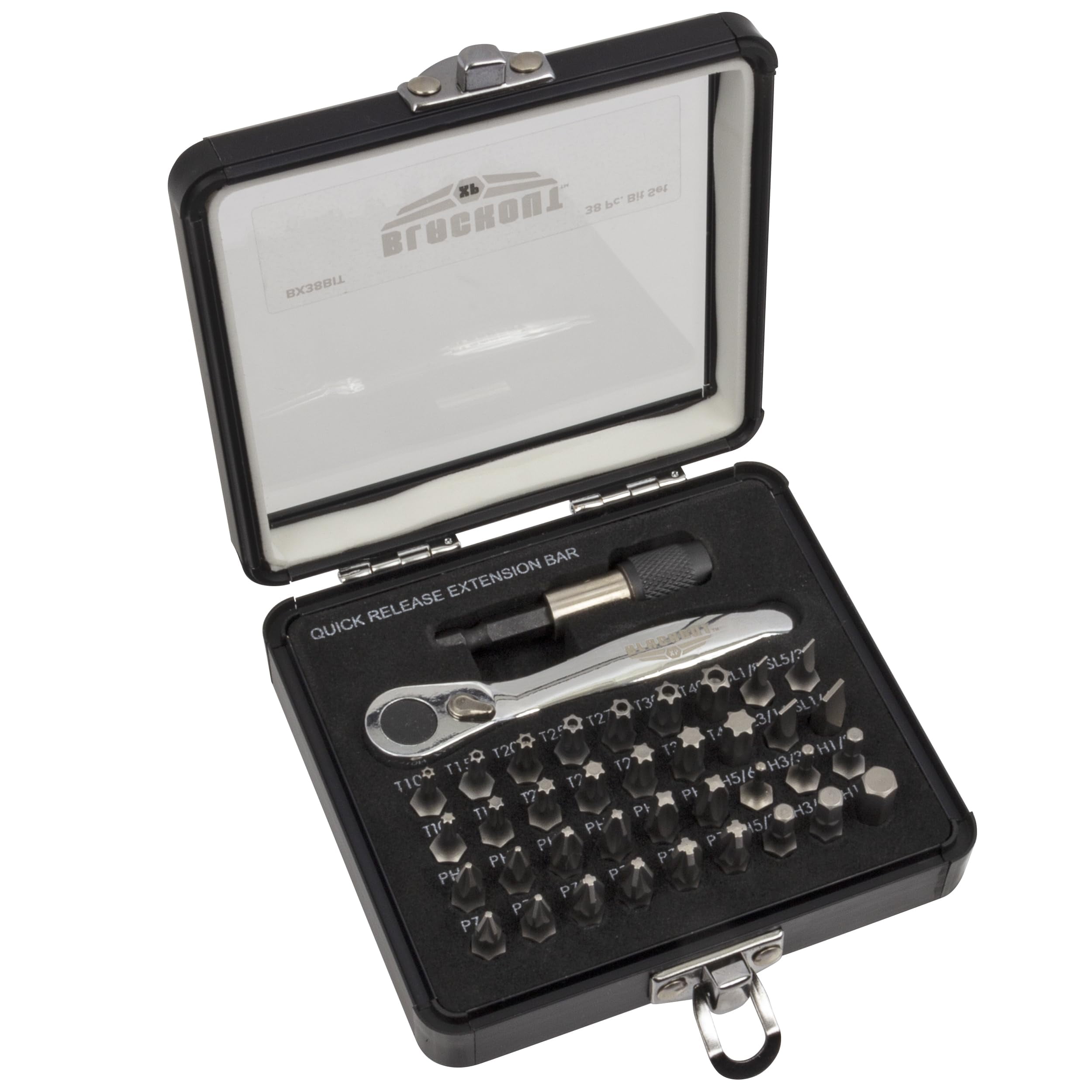 Blackout XP 9726 Mini Ratchet and Bit Set, 1/8-Inch - 1/4-Inch S2 Bits ...
