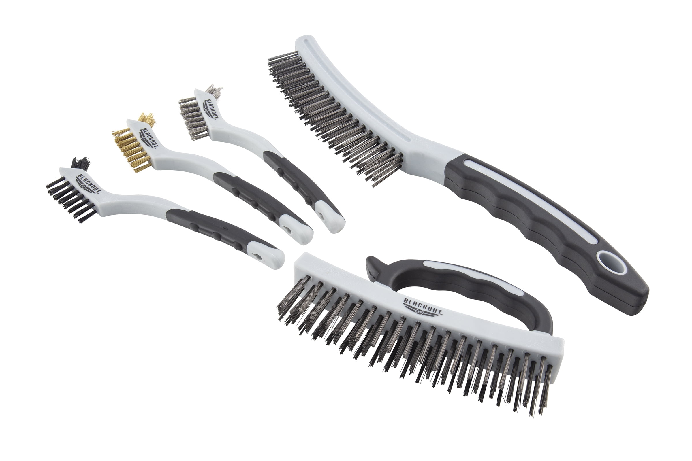 Blackout XP Wire Brush Set 5pcs - Stainless Steel, Brass, Nylon ...