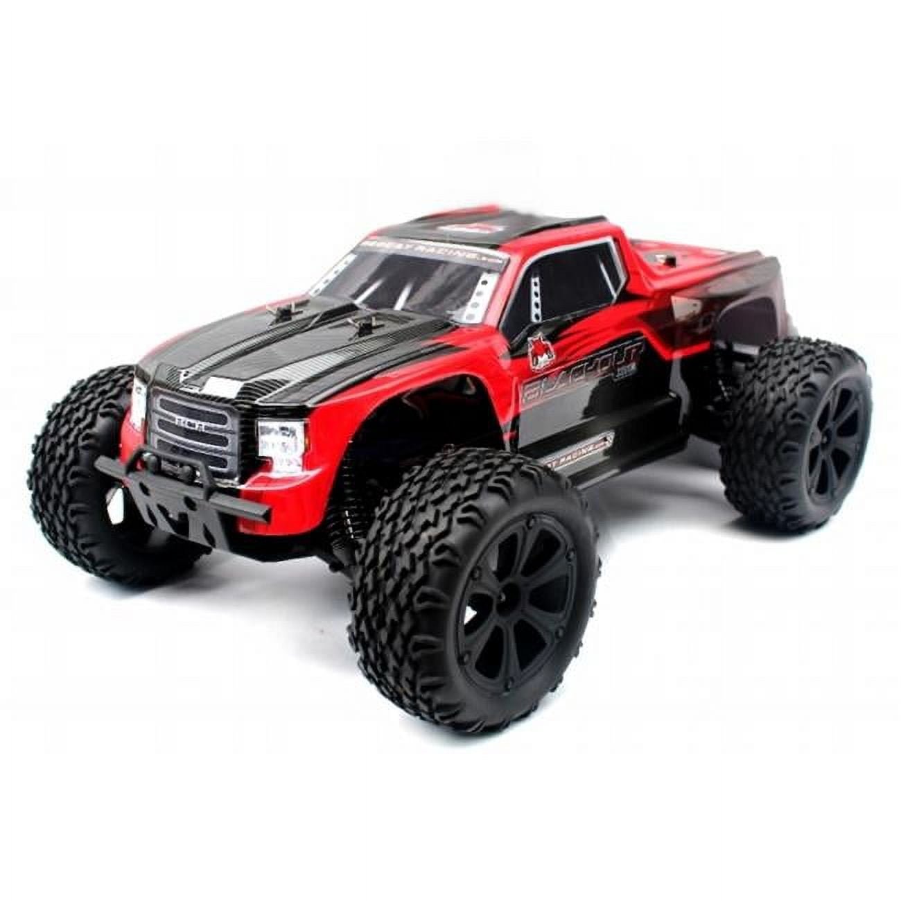 Blackout XTE Scale Electric Monster Truck - Red - Walmart.com