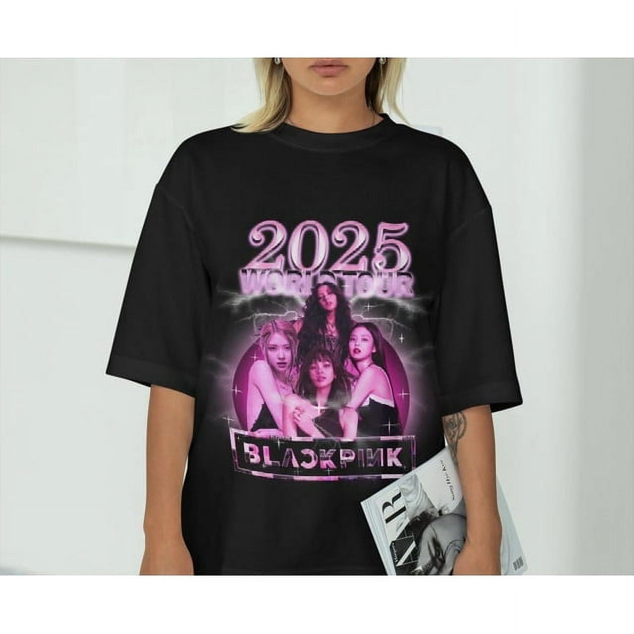 Blackpink! 2025 World Tour Shirt Kpop Girl Group Fan For Men Women ...