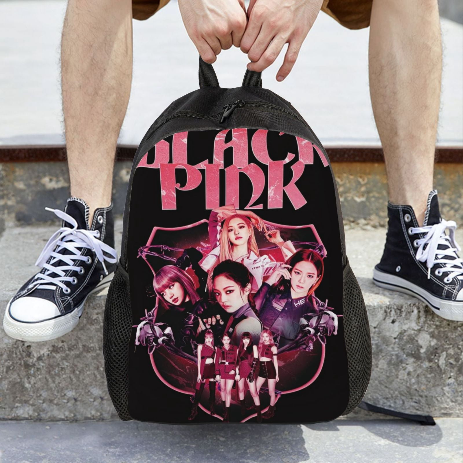 Blackpink Anime Backpack Travel Bag 3d Printing Casual Daypack ...