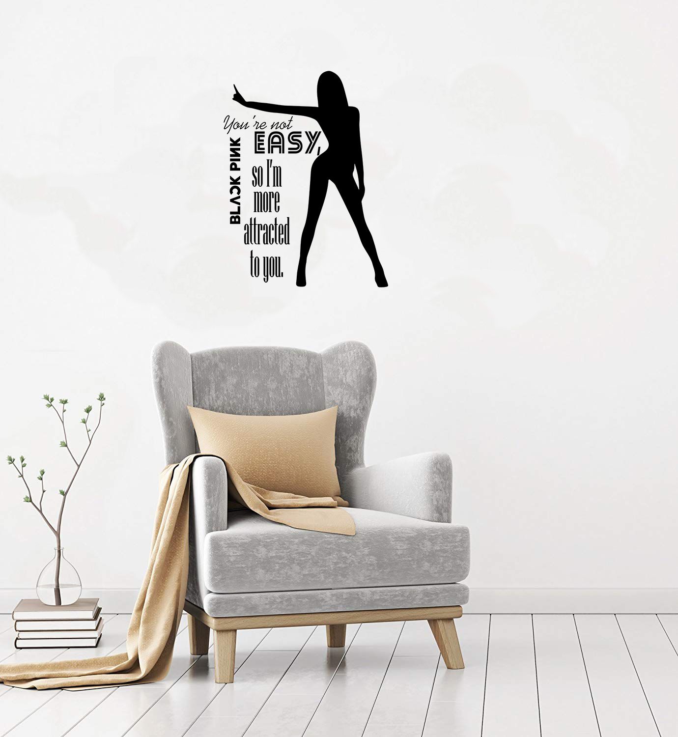 Blackpink Not Easy KPOP Band Wall Decals Music Artist Song Lyrics ...