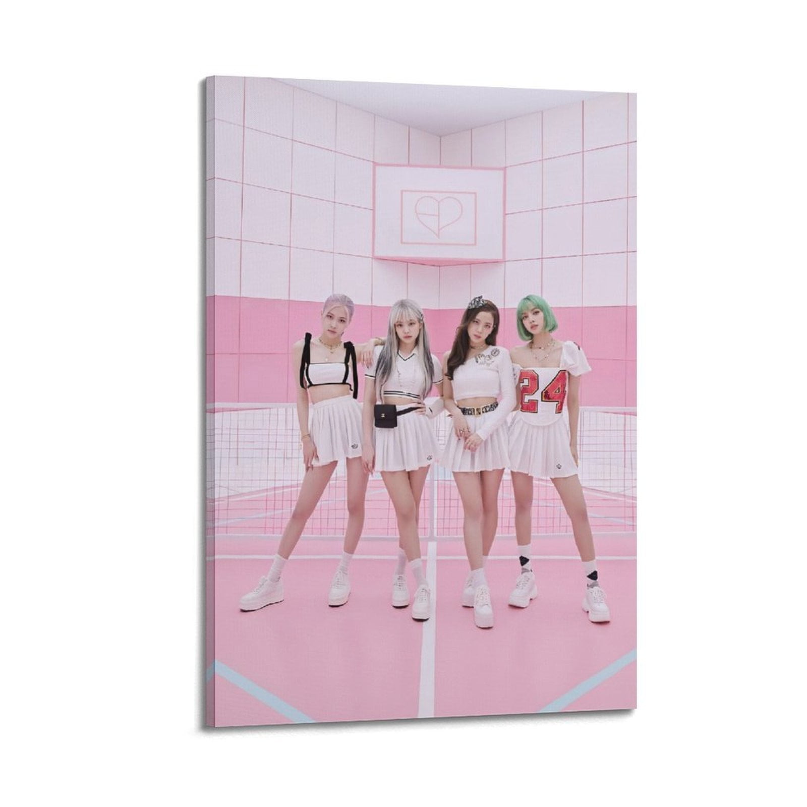 Blackpink Group Anime Star Music Picture Wall Art Painting Canvas ...