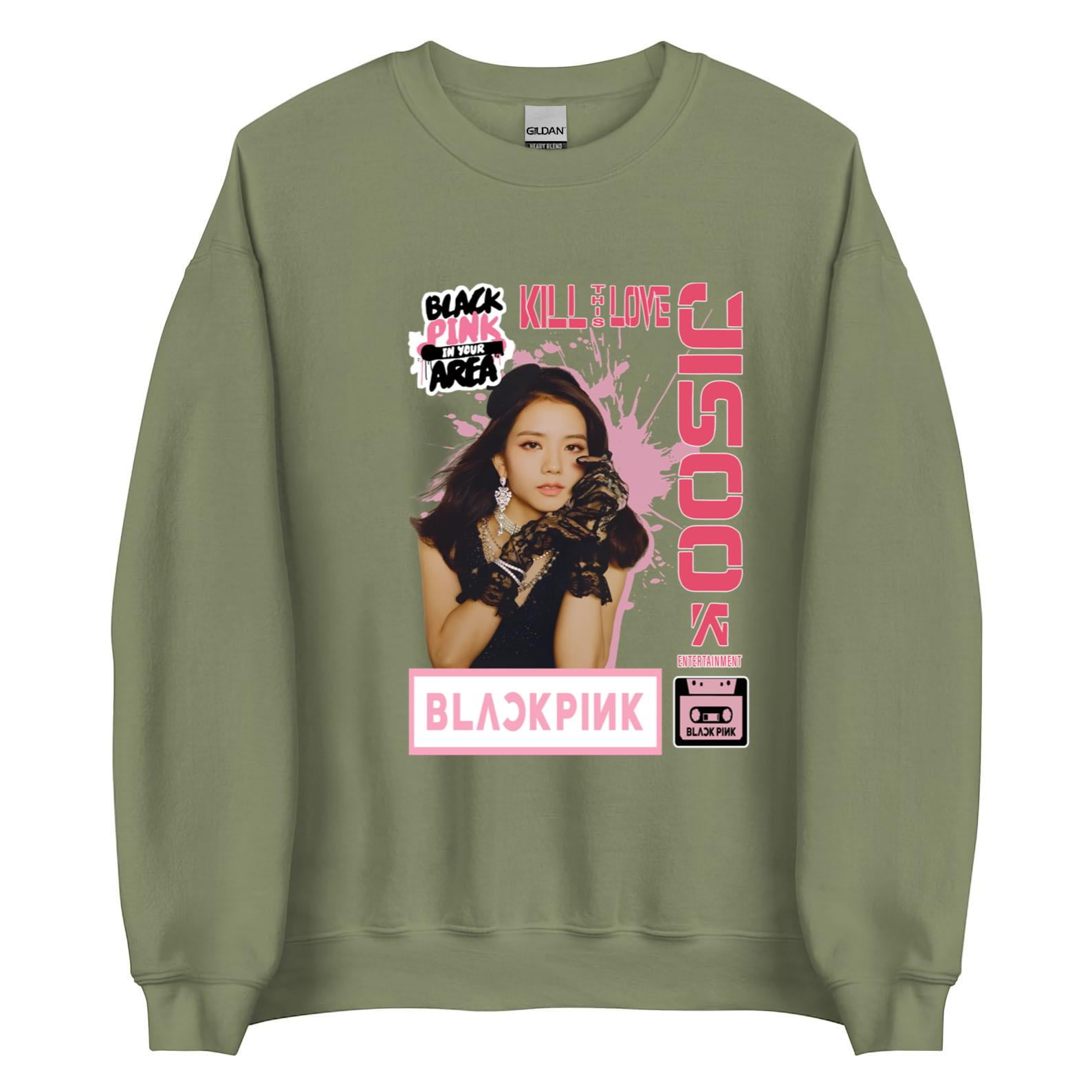 Blackpink Jisoo merch poster tee shirt - K pop Korea band album tee ...