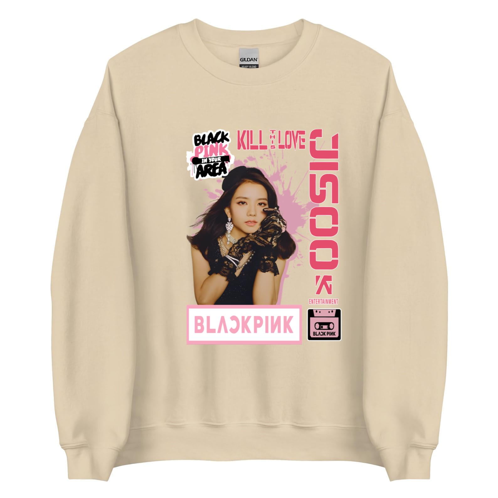 Blackpink Jisoo merch poster tee shirt - K pop Korea band album tee ...