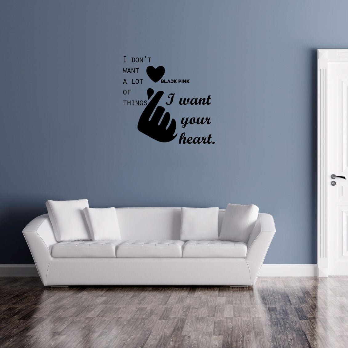 Blackpink Song KPOP Band Wall Decals Music Artist Song Lyrics Singer ...