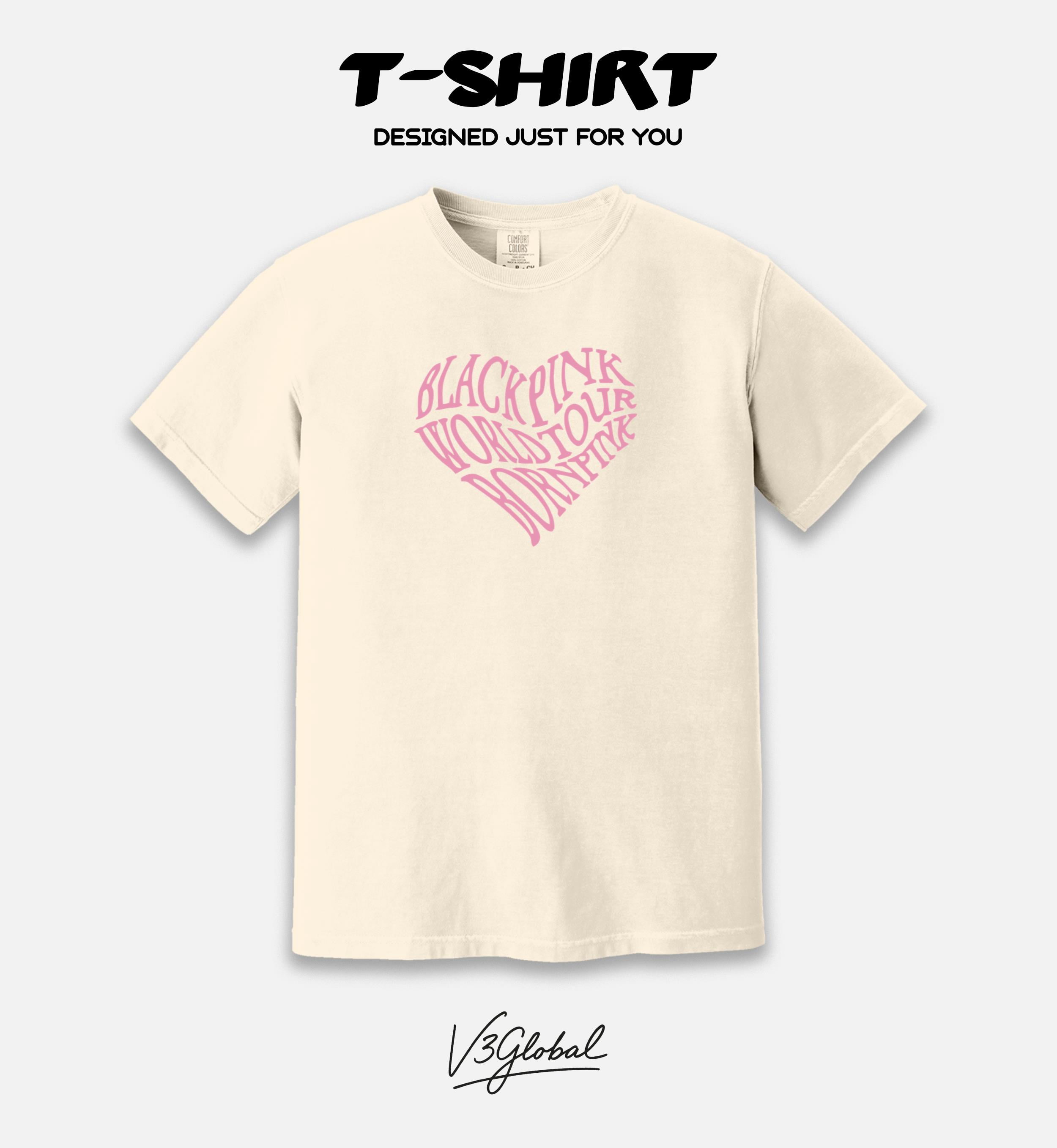 Blackpink World Tour Born Pink Kpop Music Merch Comfort Color T-Shirt ...