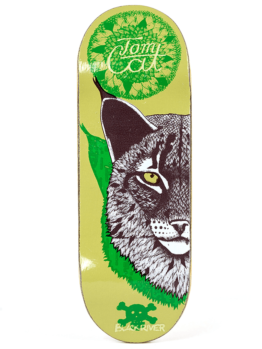 Blackriver 7 Ply Fingerboard Deck - Tomcat Pro 33mm - Walmart.com
