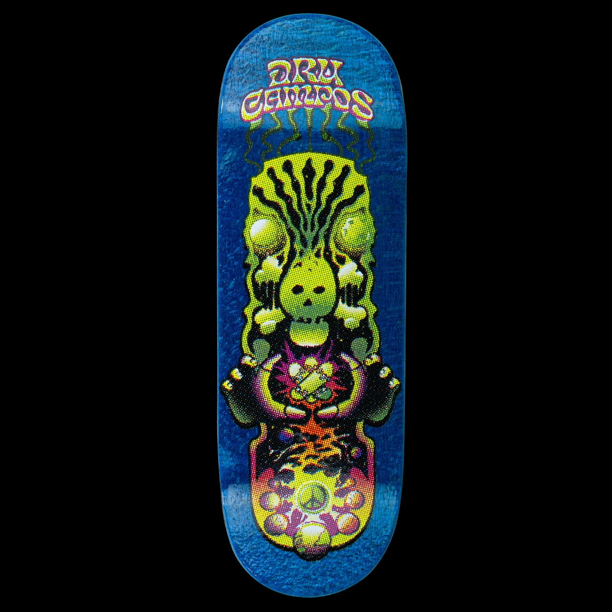 Blackriver Fingerboard Deck - Dru Campos Portal Call Dark Blue, 32mm ...