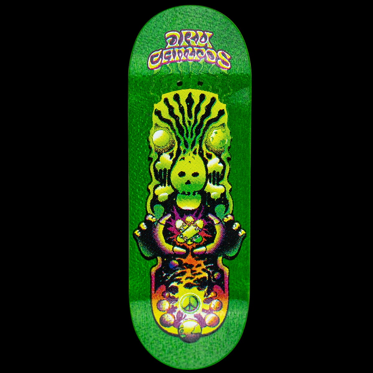 Blackriver Blackrier Fingerboard Deck - Dru Campos Portal Call Green ...