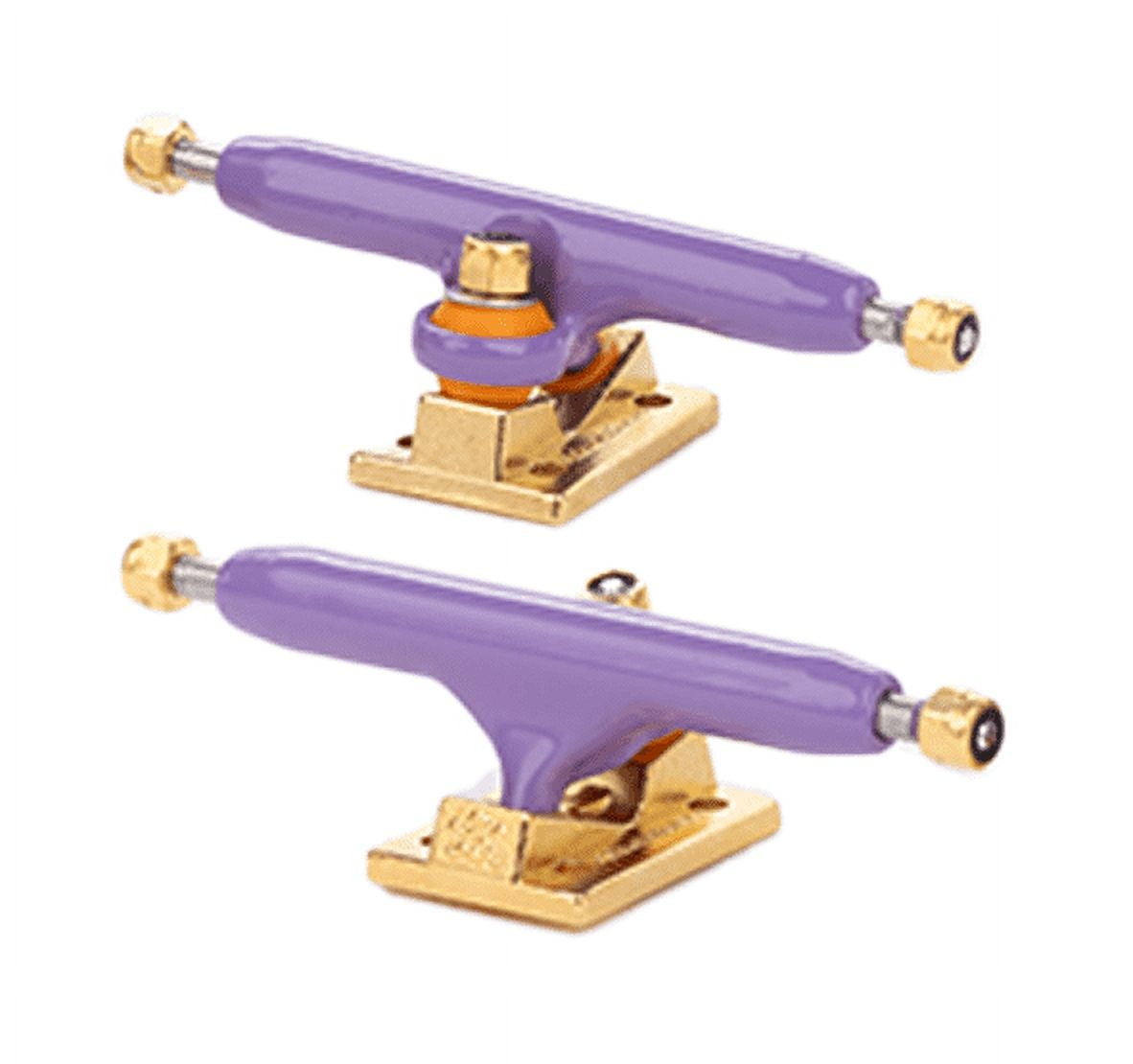 Blackriver Fingerboard 3.0 Trucks - 34mm Purple and Gold - Walmart.com