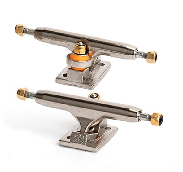 Blackriver Fingerboard Trucks - Dual Bearing Edition - 34mm Silver and ...