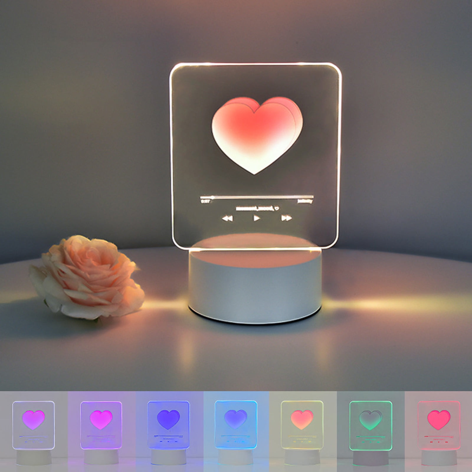 Latrodar Creative LED Ambient Night , Children's Night, 3D Desk Lamp ...