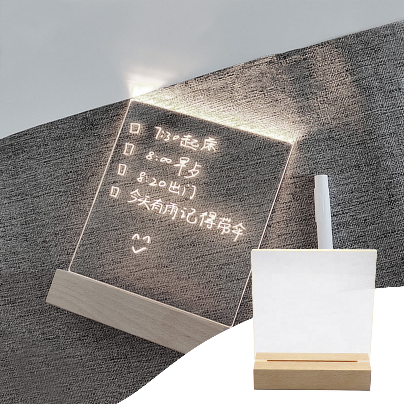 Latrodar Personalised Name Lamp Night Light Writable Night Light Gifts Secure irthday Father's ...