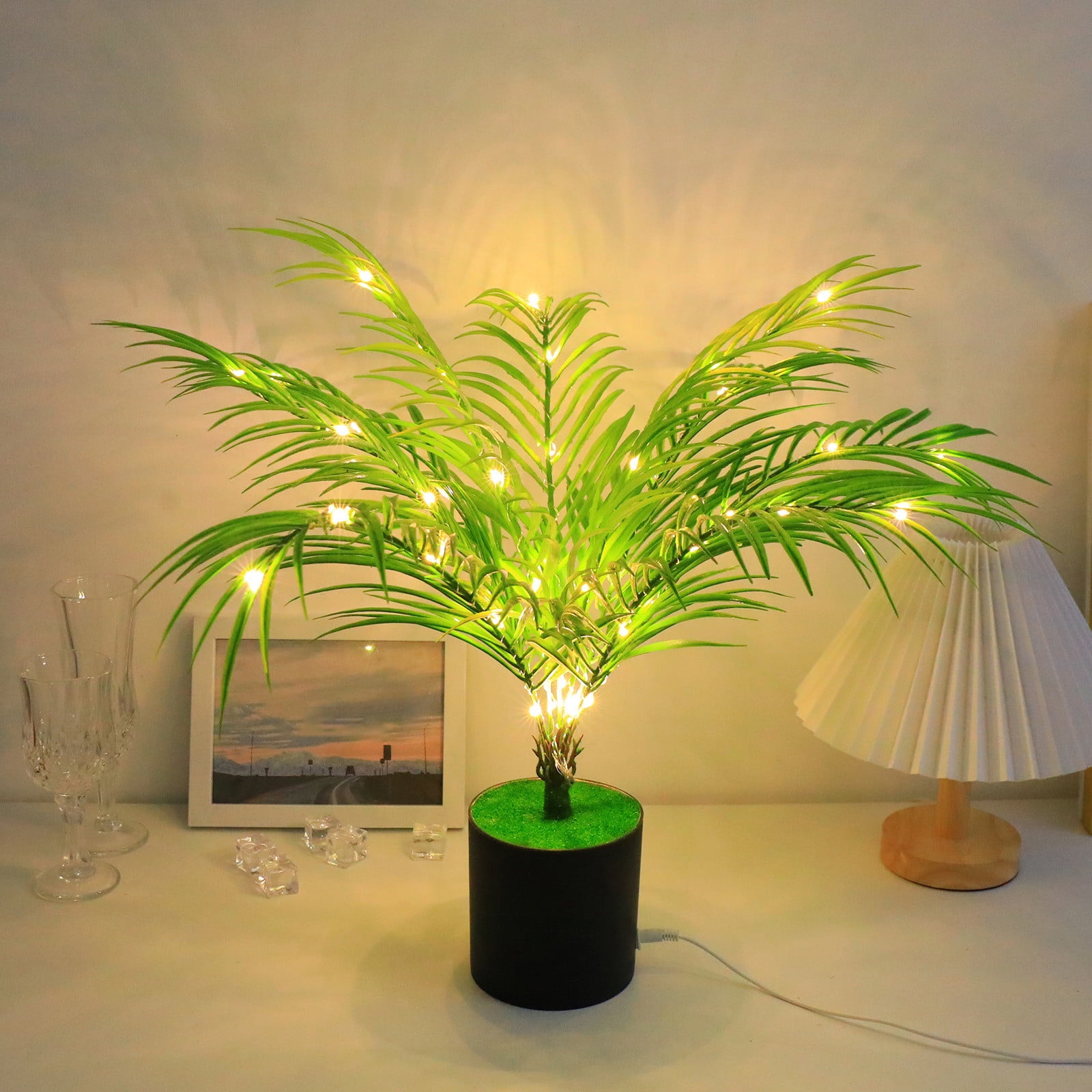 Latrodar Tree Holiday Lights Led Twig Lights Simulation Plant Led ...