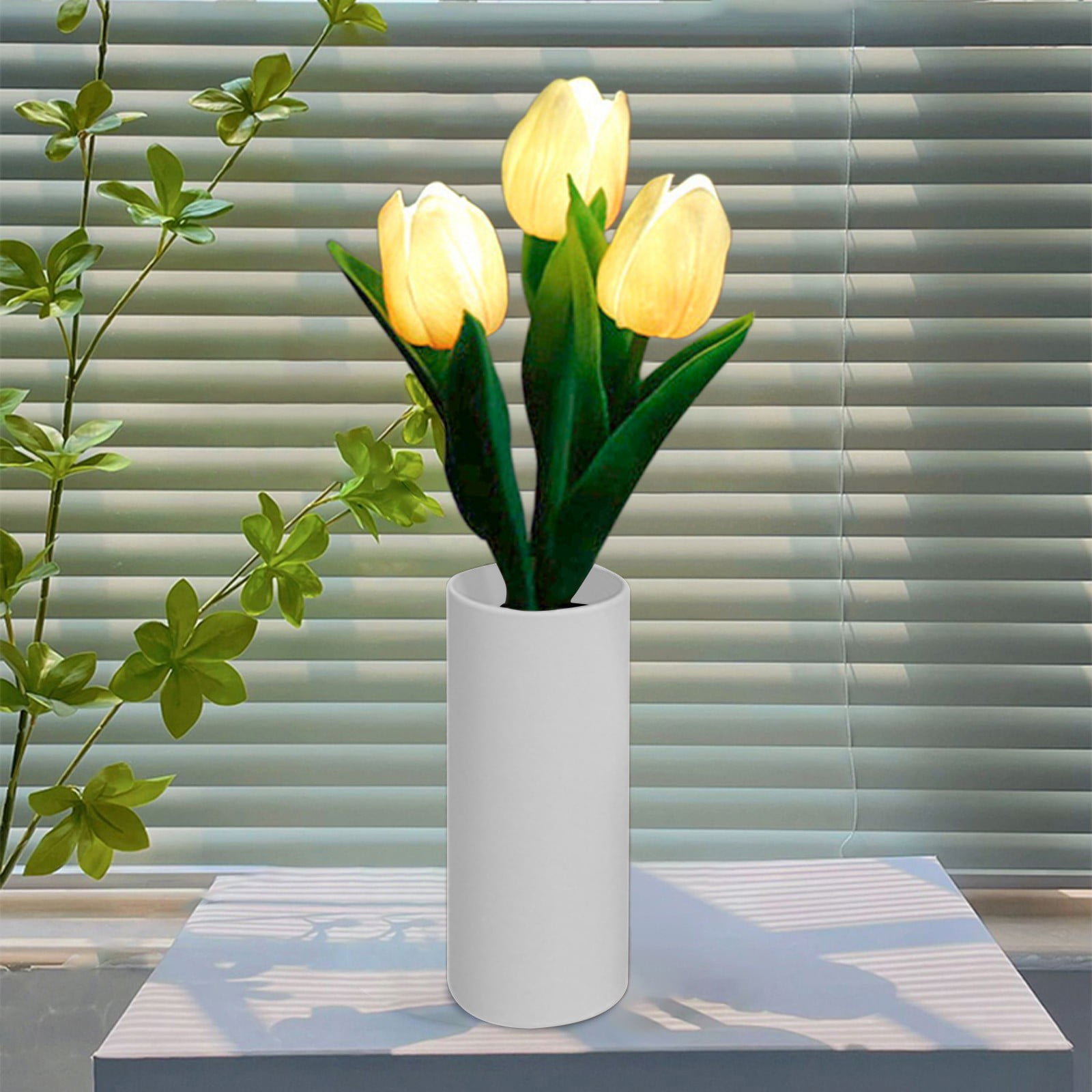 Latrodar Tulips Lamp Lights , Desk Lamp Led Simulation Tulips Night ...