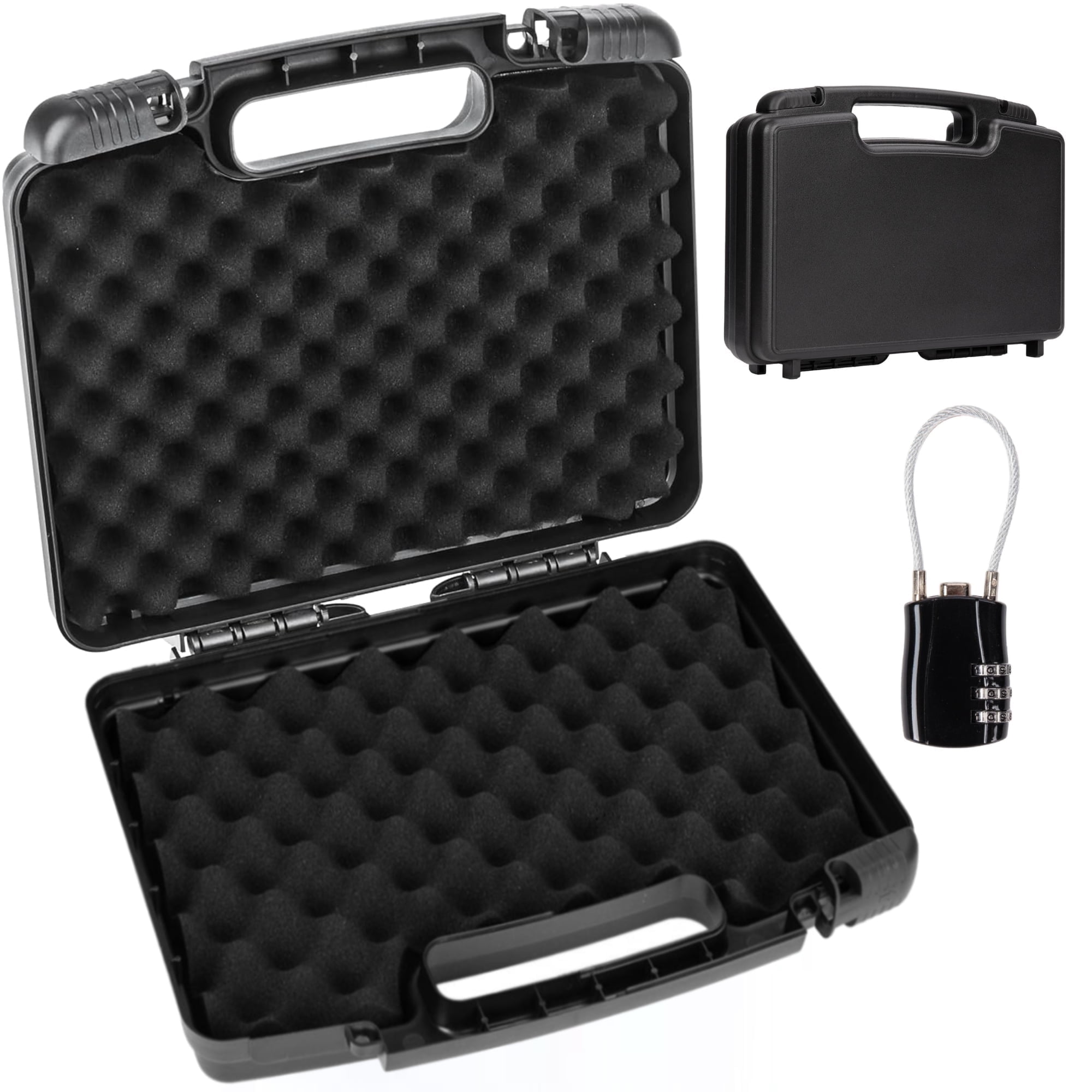 Gun Case,Blacksmith 14 inch Hard Shell Firearm Travel Case with Lock ...